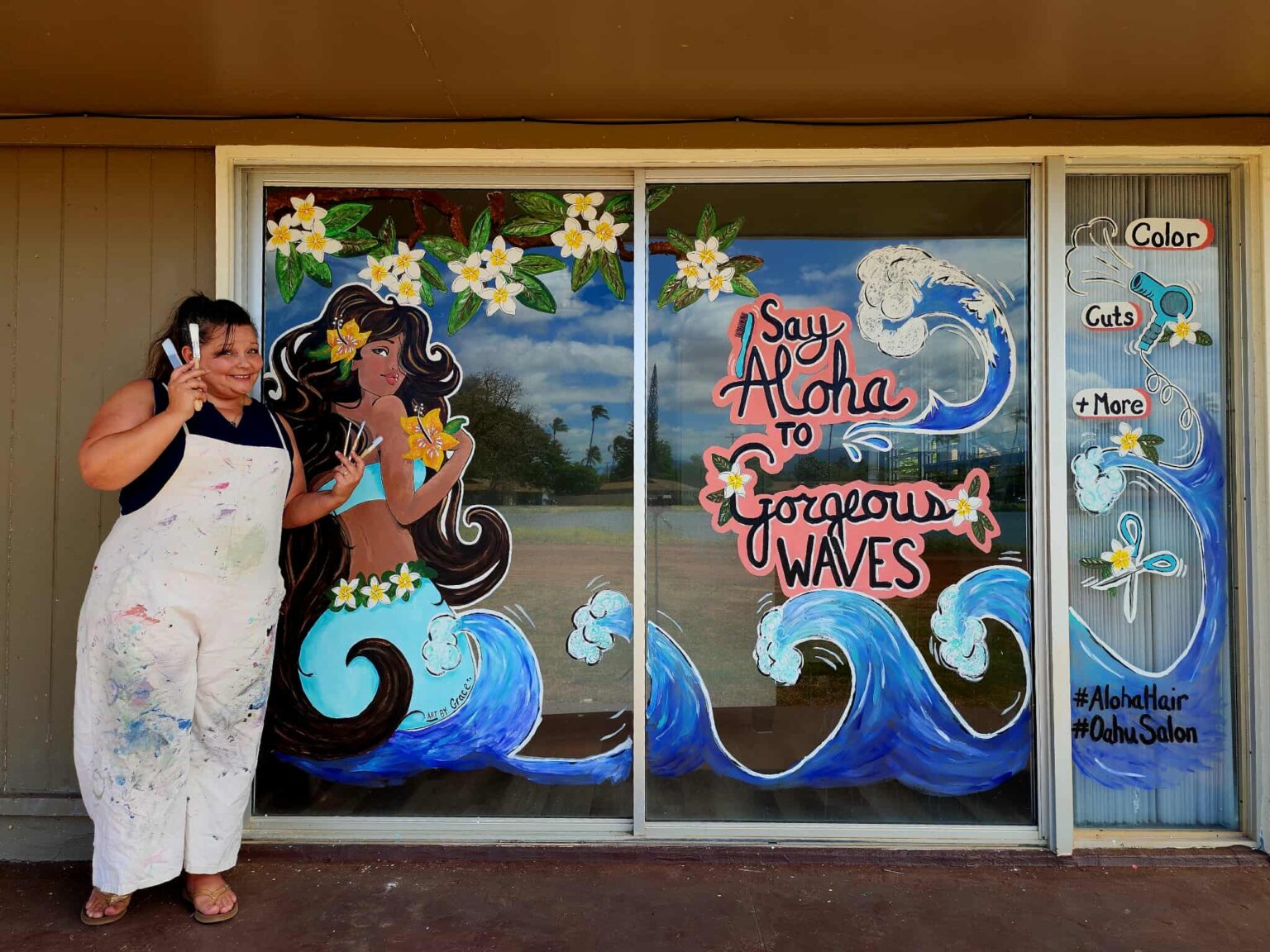Hawaii mural artist - Uniquely Grace Designs
